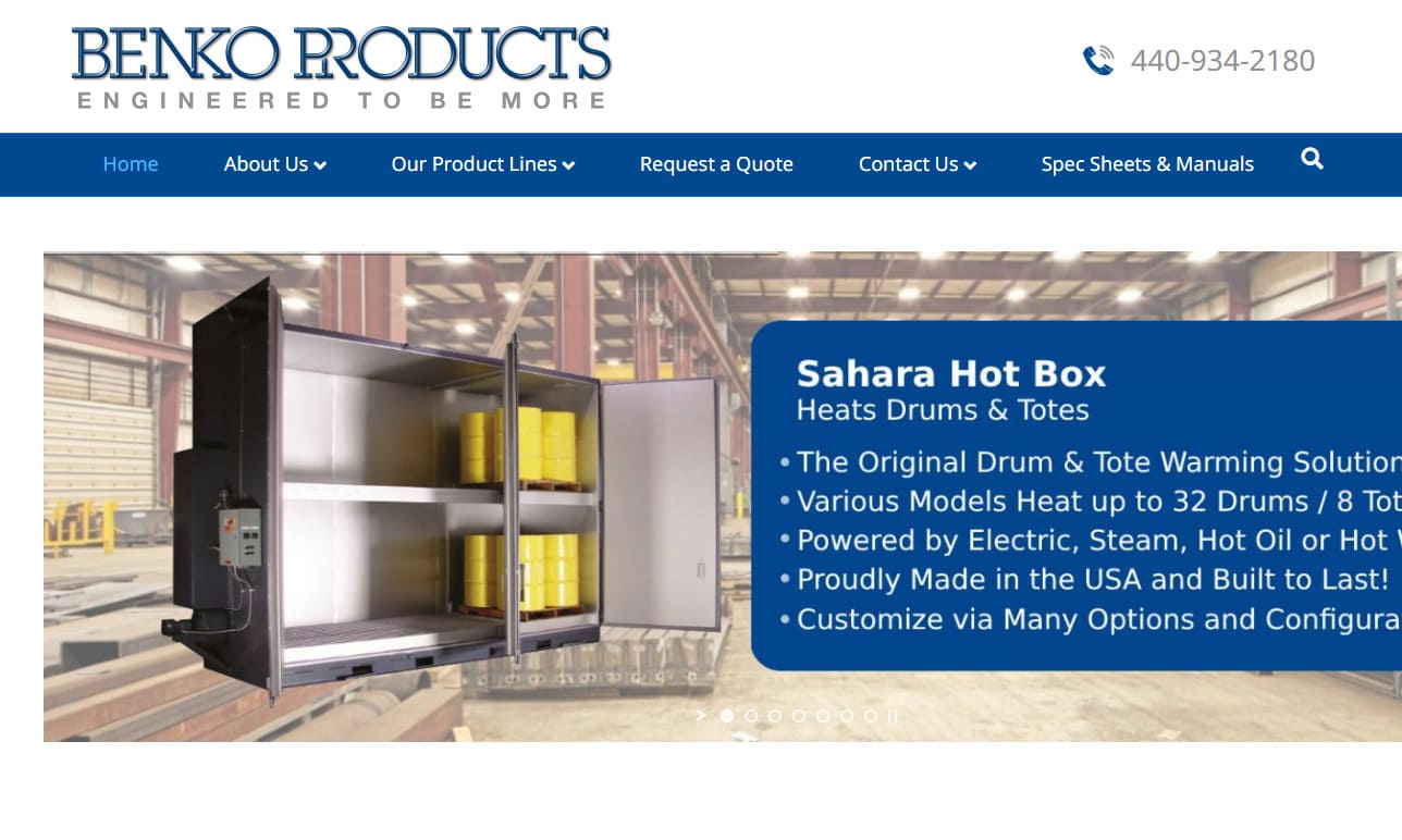 Benko Products Inc. | Industrial Oven